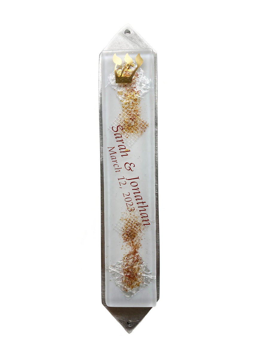 Personalized Wedding Mezuzah - Large – Beames Designs